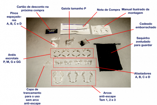 Cinto de Castidade Anti Escape The Vice Standard - Chastity